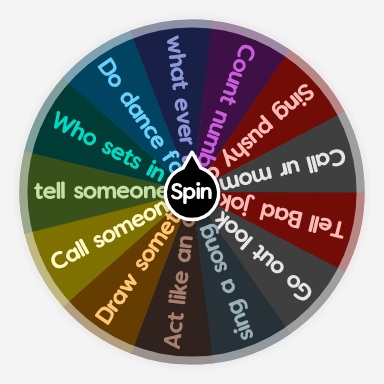 What to do? Activity ideas | Spin the Wheel - Random Picker