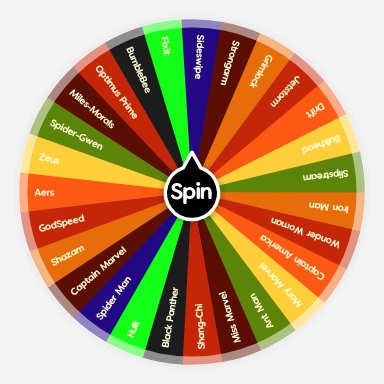 What superhero are you? | Spin the Wheel - Random Picker