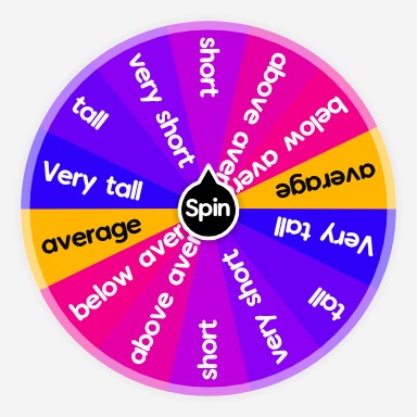 Height | Spin the Wheel - Random Picker