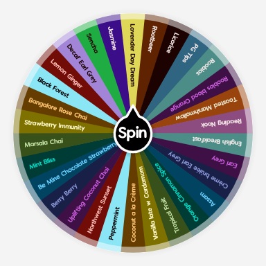 Copy of Random Tea Selection! | Spin The Wheel - Random Picker