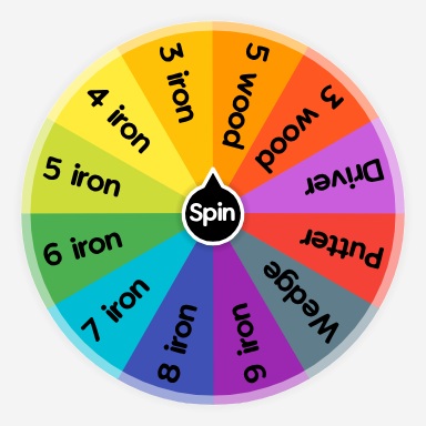 Golf club selector game | Spin the Wheel - Random Picker