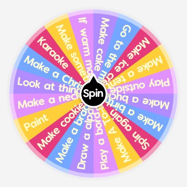 Things to do when you are bored | Spin the Wheel - Random Picker