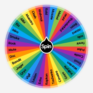 Rainbow Six Siege Defenders Wheel | Spin the Wheel - Random Picker