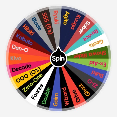 What Kamen Rider are you? | Spin the Wheel - Random Picker