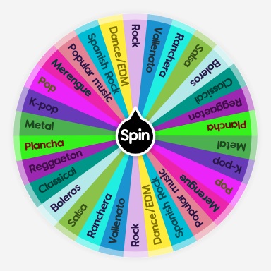 Music Genres | Spin the Wheel - Random Picker