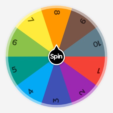 1-10 | Spin the Wheel - Random Picker