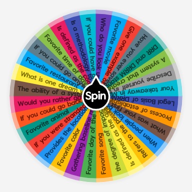Random Get To Know You Questions | Spin the Wheel - Random Picker