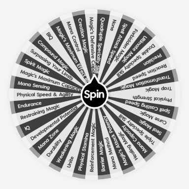 Black Clover Skill Speciatly | Spin the Wheel - Random Picker
