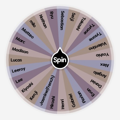 boy names | Spin the Wheel - Random Picker