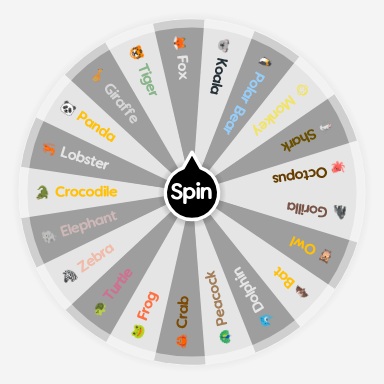 Animal Wheel | Spin the Wheel - Random Picker