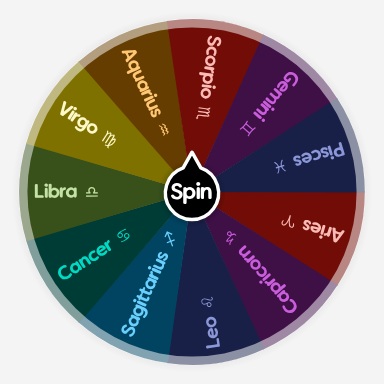 (O) Zodiac Sign | Spin the Wheel - Random Picker