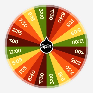 What Time is it? | Spin the Wheel - Random Picker