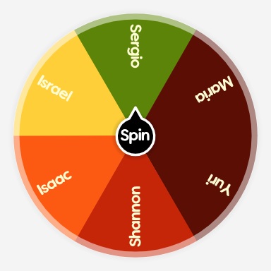 Who should run the standup? | Spin the Wheel - Random Picker