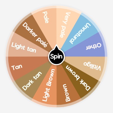 Skin colors | Spin the Wheel - Random Picker