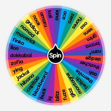 Rainbow Six Siege Attacker Wheel | Spin the Wheel - Random Picker