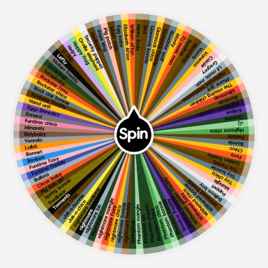 Fnaf characters (August 11) | Spin the Wheel - Random Picker