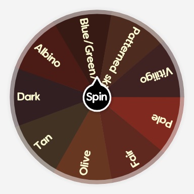 Skin color | Spin the Wheel - Random Picker
