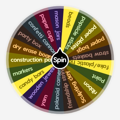 Hobbies - Arts & Crafts | Spin the Wheel - Random Picker