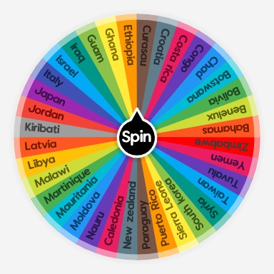 All the countries in the world | Spin the Wheel - Random Picker
