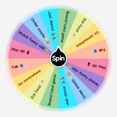 Sleepover checklist 😝😝😝🦅🦅🦅 | Spin the Wheel - Random Picker