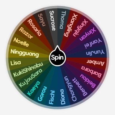 Genshin Impact Characters | Spin the Wheel - Random Picker