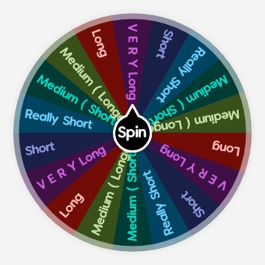 Hair length | Spin the Wheel - Random Picker