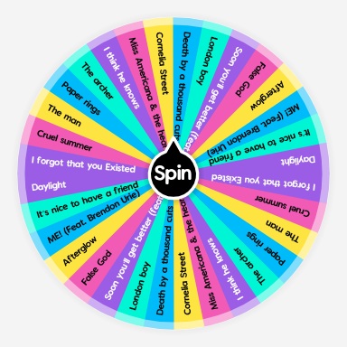 Lover songs 💗 | Spin the Wheel - Random Picker