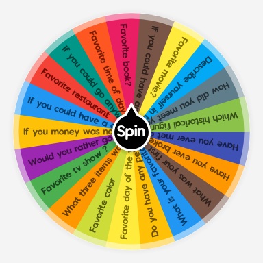 Random Get To Know You Questions | Spin the Wheel - Random Picker