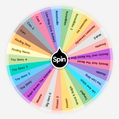 Disney Movie Picker | Spin the Wheel - Random Picker