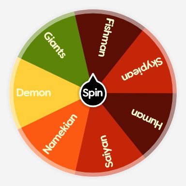 What is your race? | Spin the Wheel - Random Picker