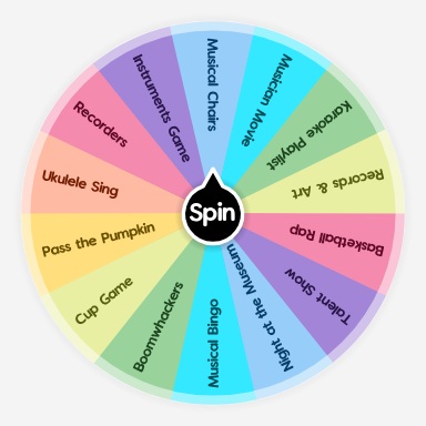 Hutcheson Musical Reward Wheel | Spin the Wheel - Random Picker