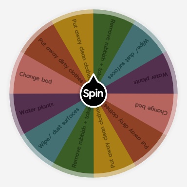 Tidy room | Spin the Wheel - Random Picker