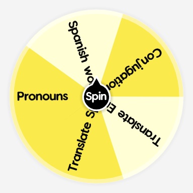 Sp1 part 2 Vocabulary review | Spin the Wheel - Random Picker