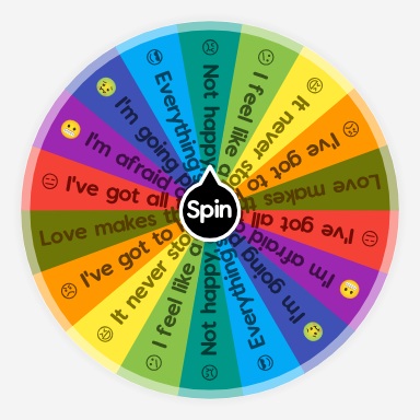 What is your emotion | Spin the Wheel - Random Picker