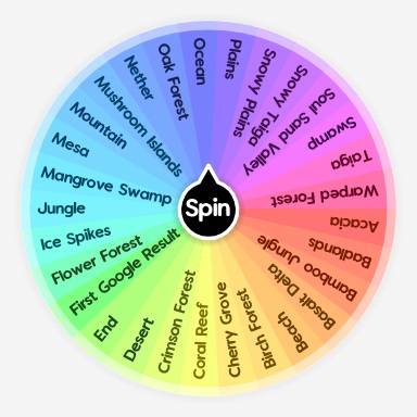 Biome Generator | Spin the Wheel - Random Picker