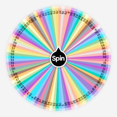 100 | Spin the Wheel - Random Picker