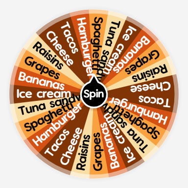 FoodAnd dessert | Spin the Wheel - Random Picker
