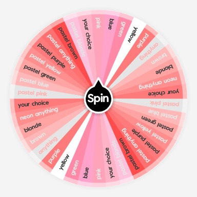 hair color | Spin the Wheel - Random Picker