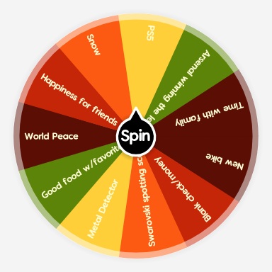 Gift you want this year | Spin the Wheel - Random Picker