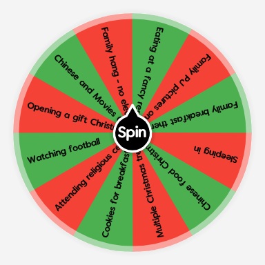 Holiday Tradition | Spin the Wheel - Random Picker