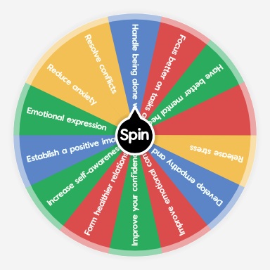 EMOTIONAL DEVELOPMENT | Spin the Wheel - Random Picker