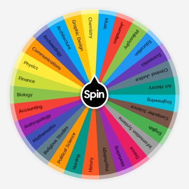 BitLife University Major | Spin The Wheel - Random Picker