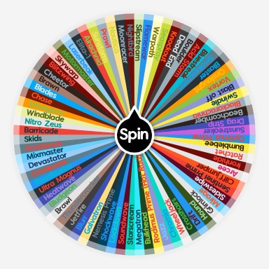 Who is the best Transformers? | Spin the Wheel - Random Picker