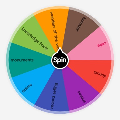 TOPIC | Spin the Wheel - Random Picker