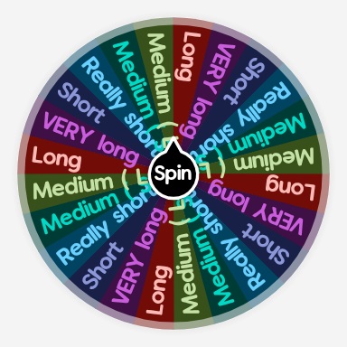 Hair length | Spin the Wheel - Random Picker