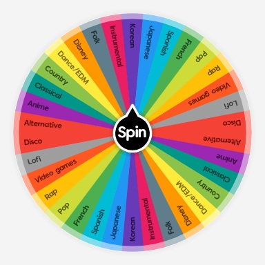 Music Genres | Spin the Wheel - Random Picker