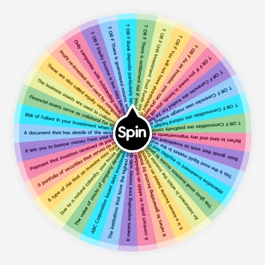 Finance | Spin the Wheel - Random Picker