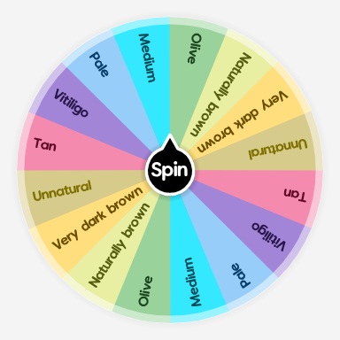 Skin color | Spin The Wheel · Random Picker