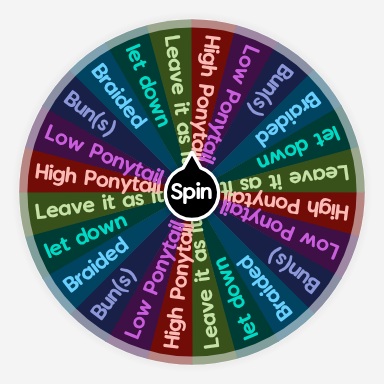 Hair style | Spin the Wheel - Random Picker