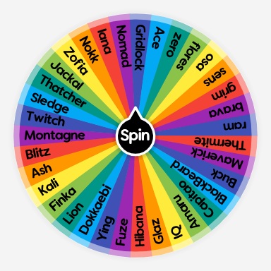 Rainbow Six Siege Attacker Wheel | Spin the Wheel - Random Picker